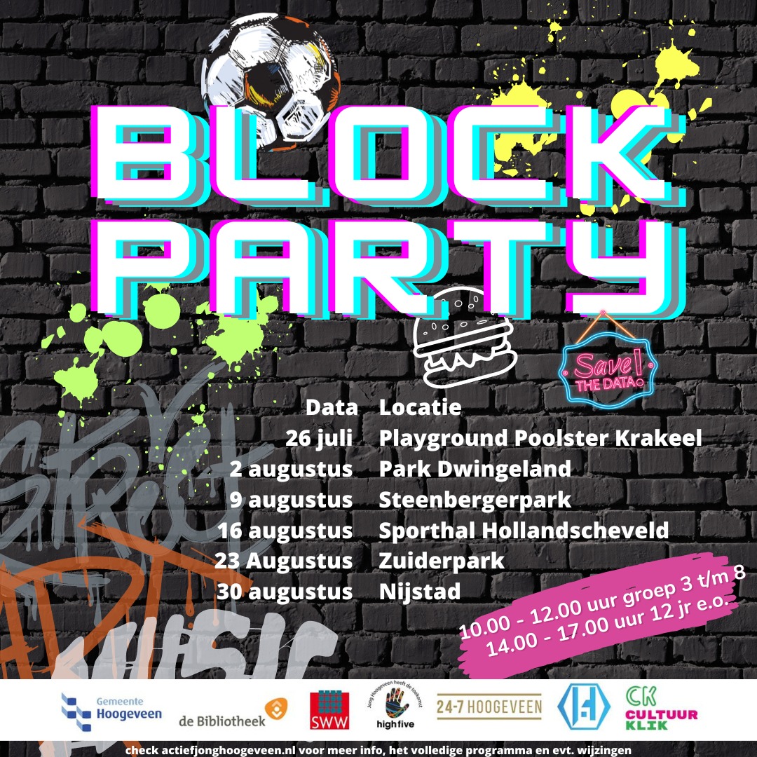 Block Parties in Hoogeveen - Cultuurklik